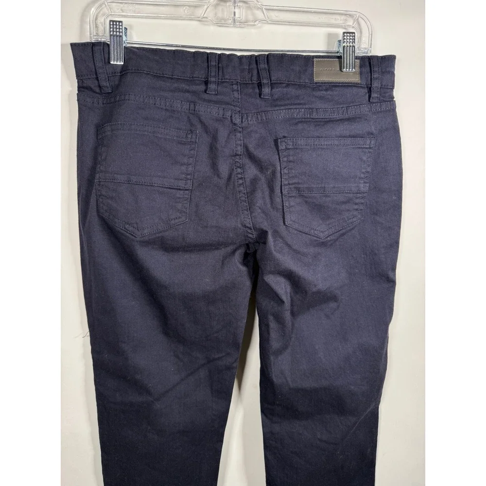 Alvaro Moreno | Pants | Alvaro Moreno Mens Navy Blue Slim Fit 5 Pocket ...